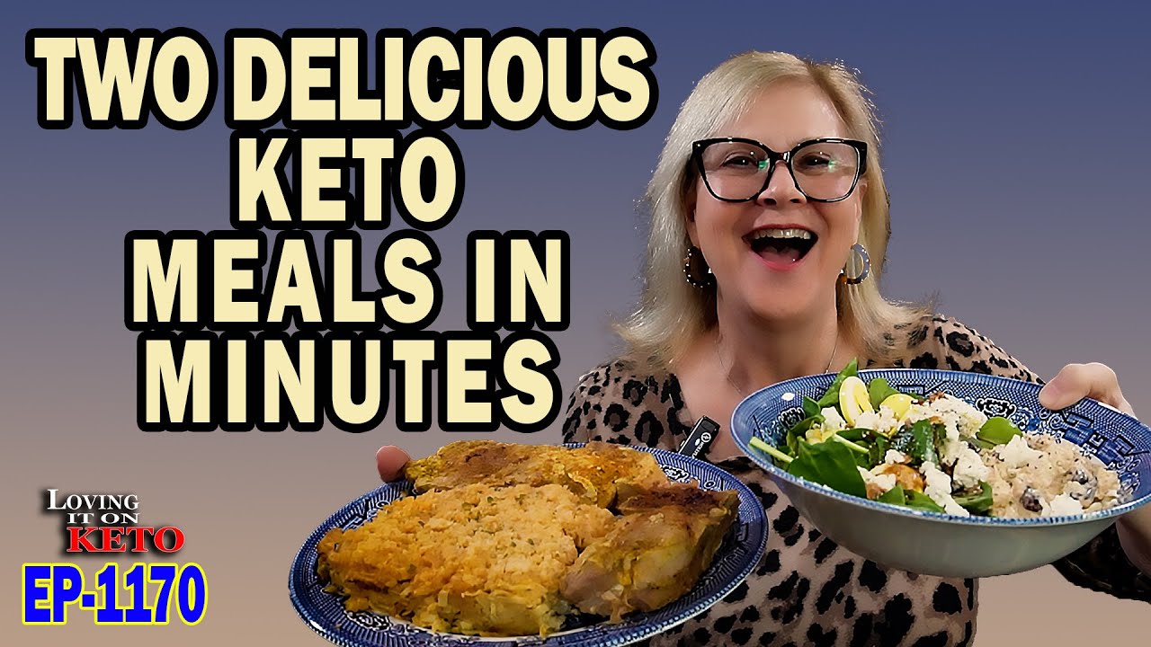 TWO DELICIOUS KETO MEALS IN MINUTES - YouTube