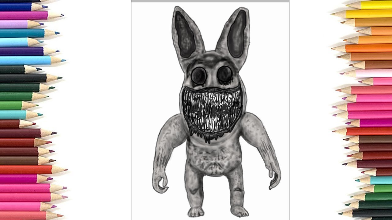 How to draw Zoonomaly Monster Rabbit - YouTube