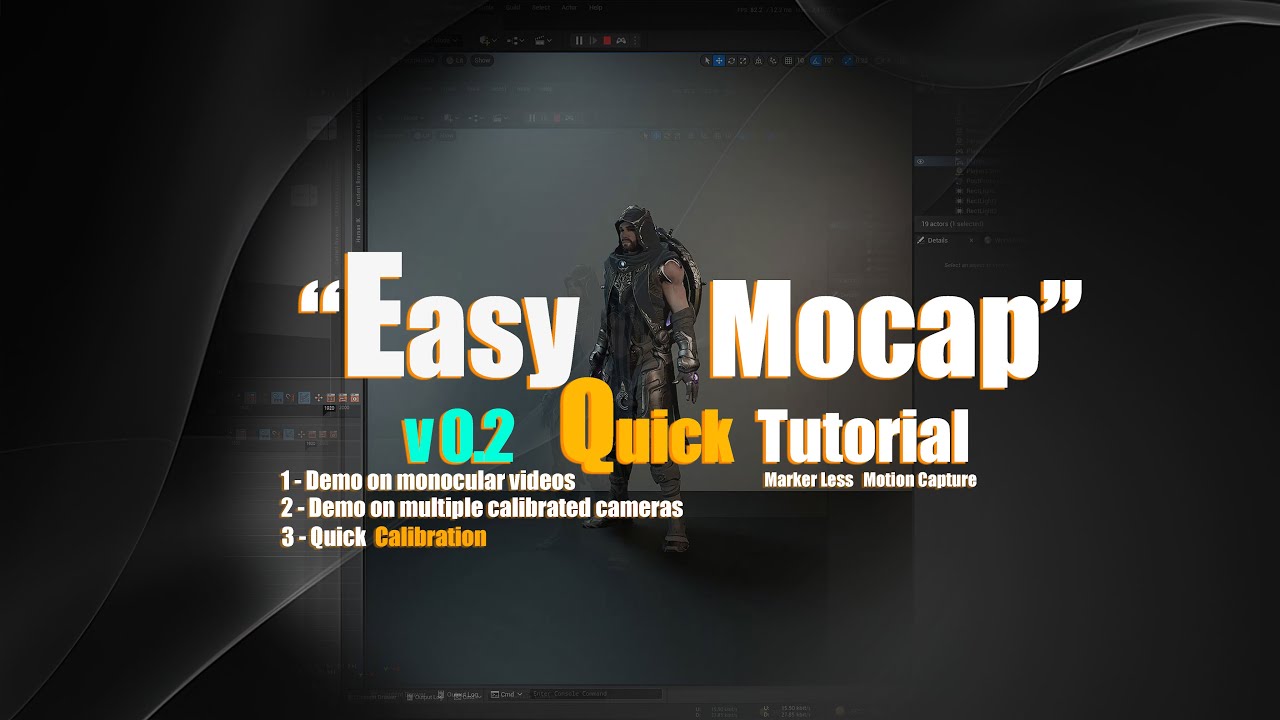 What's New in EasyMocap v0.2 MarkerLess Motion Capture - YouTube