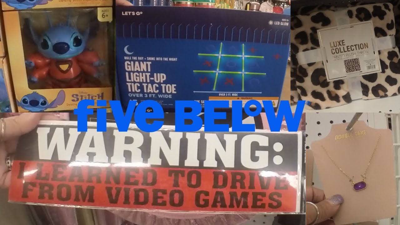 😁FIVE BELOW - AMAZING NEW FINDS😁 - YouTube