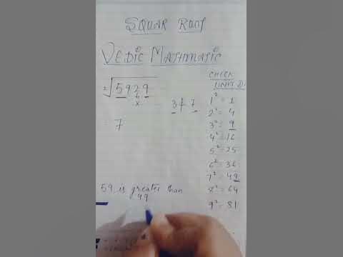Square Root short trick |Vedic math| #Short trick of square Root # Vedic mathematics ️ - YouTube