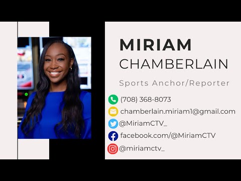 Miriam Chamberlain | Sports Anchor/Reporter Reel 2023 - YouTube