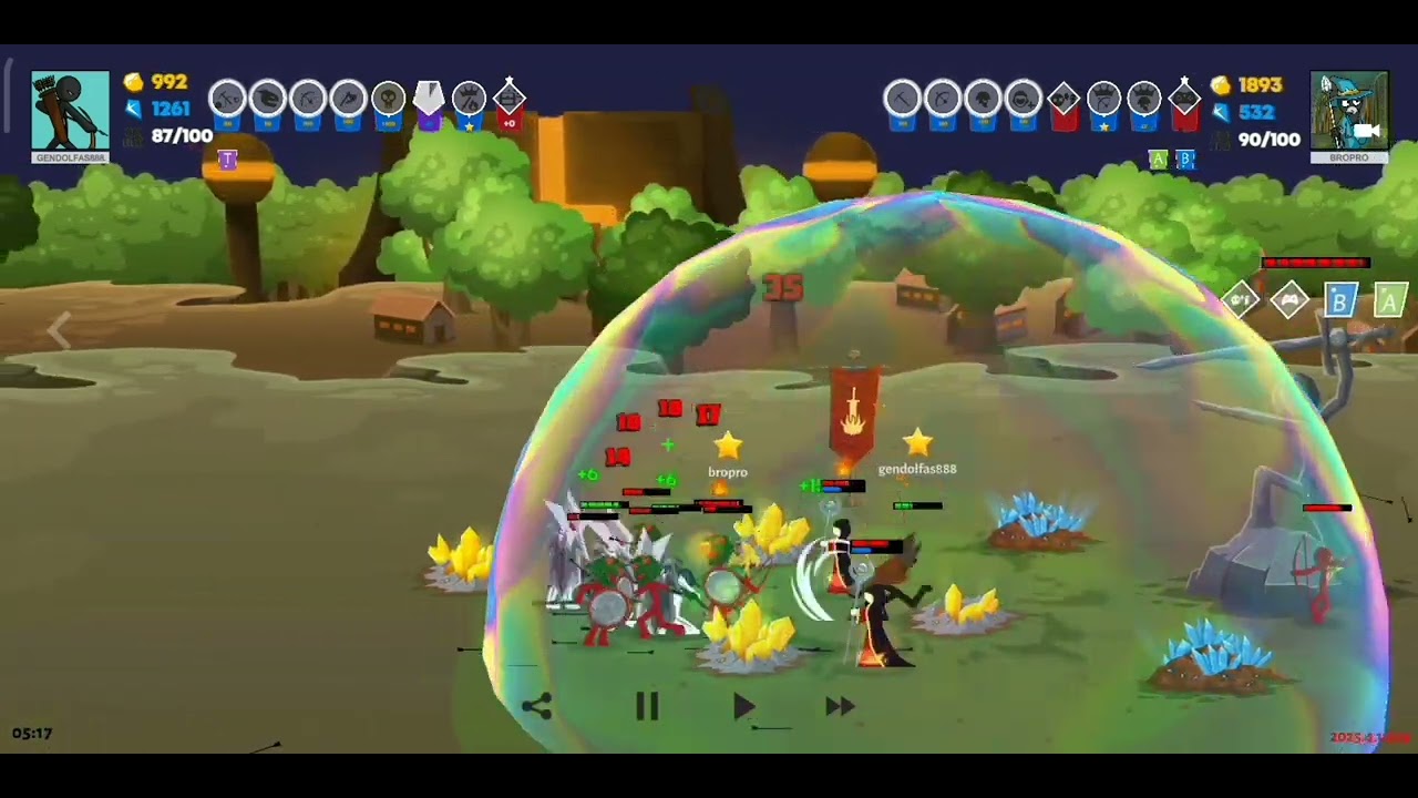 StickWarSaga: Epic battle 1v1 #stickman #stickwar - YouTube