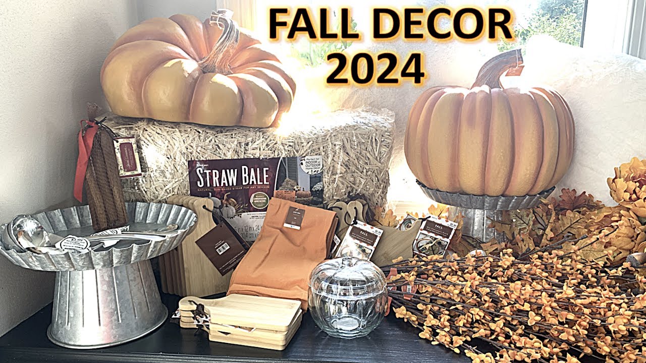 FALL DECOR HAUL | HOBBY LOBBY | AT HOME | FALL DECORATING 2024 - YouTube