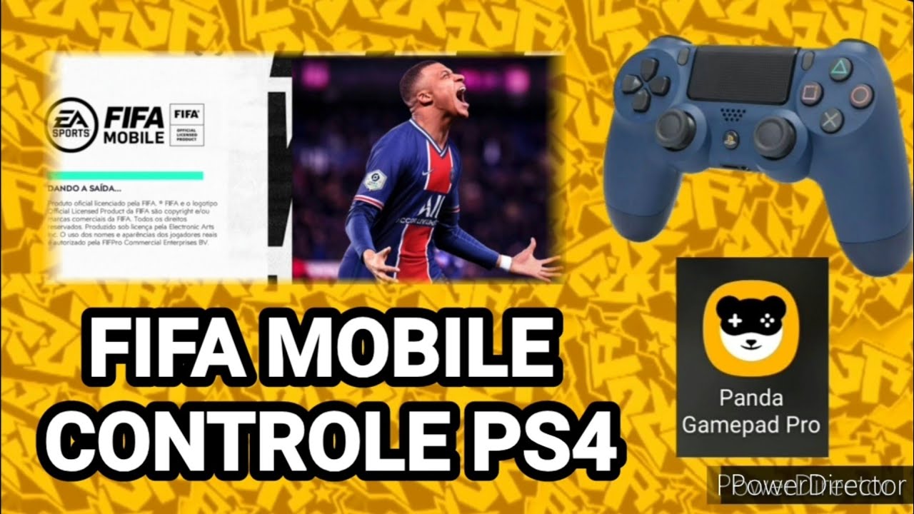 Panda Gamepad Pro para jogar FIFA Mobile com controle de PS4 - YouTube