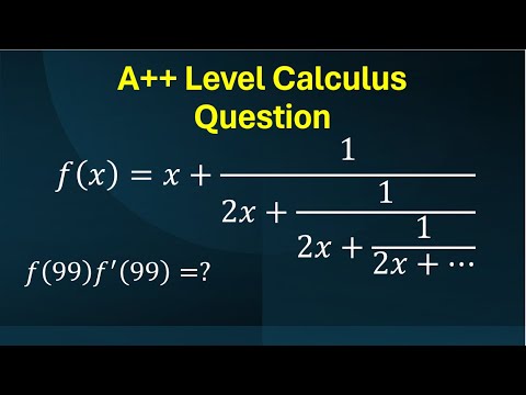 Solving a Very hard calculus Question in less than 5 minutes - YouTube