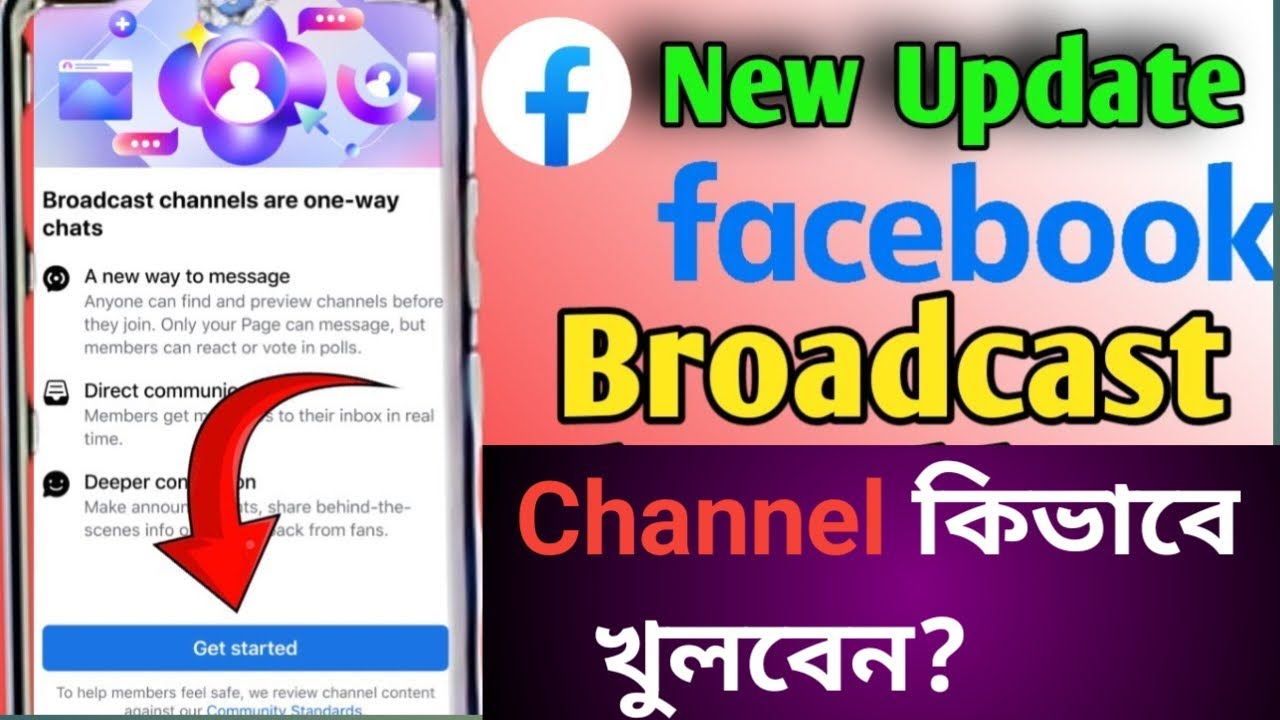 Open broadcast Channel on Facebook, how to create broadcast Channel on ...