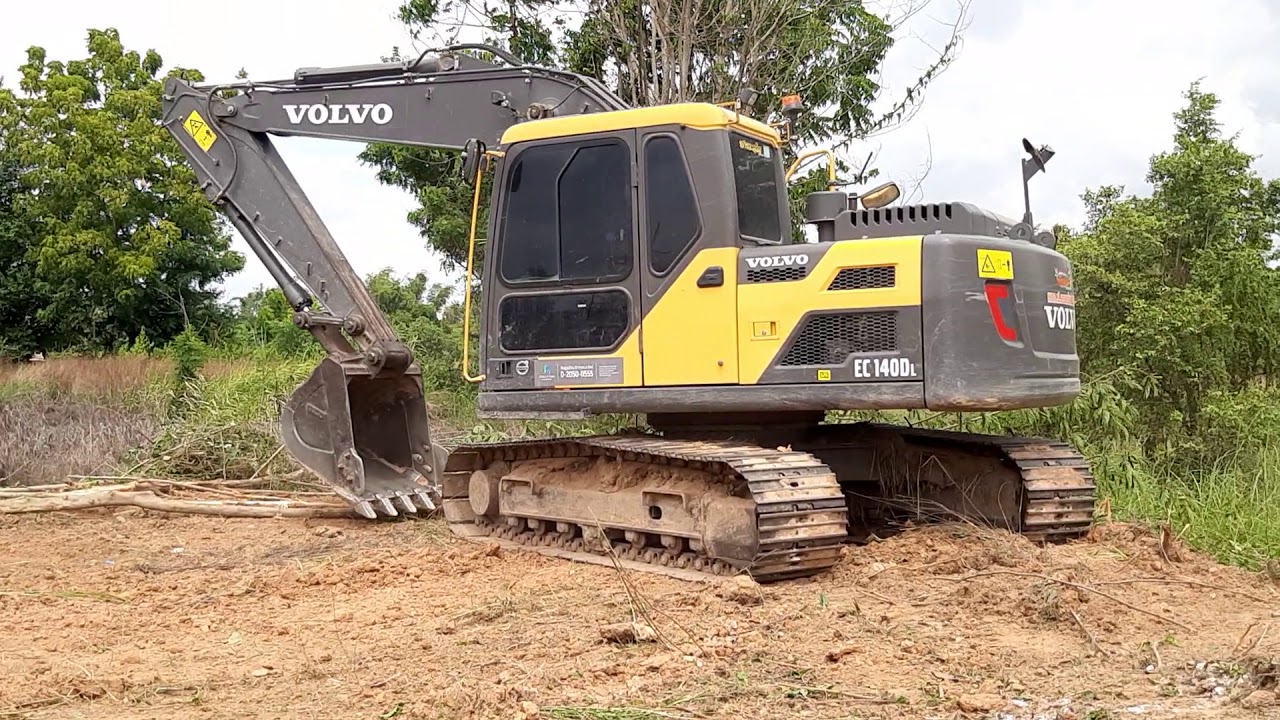 นานๆจะหาเจอ VOLVO EC140DL หล่อจัด งานเคลียริ่ง excavator EP.5310 - YouTube