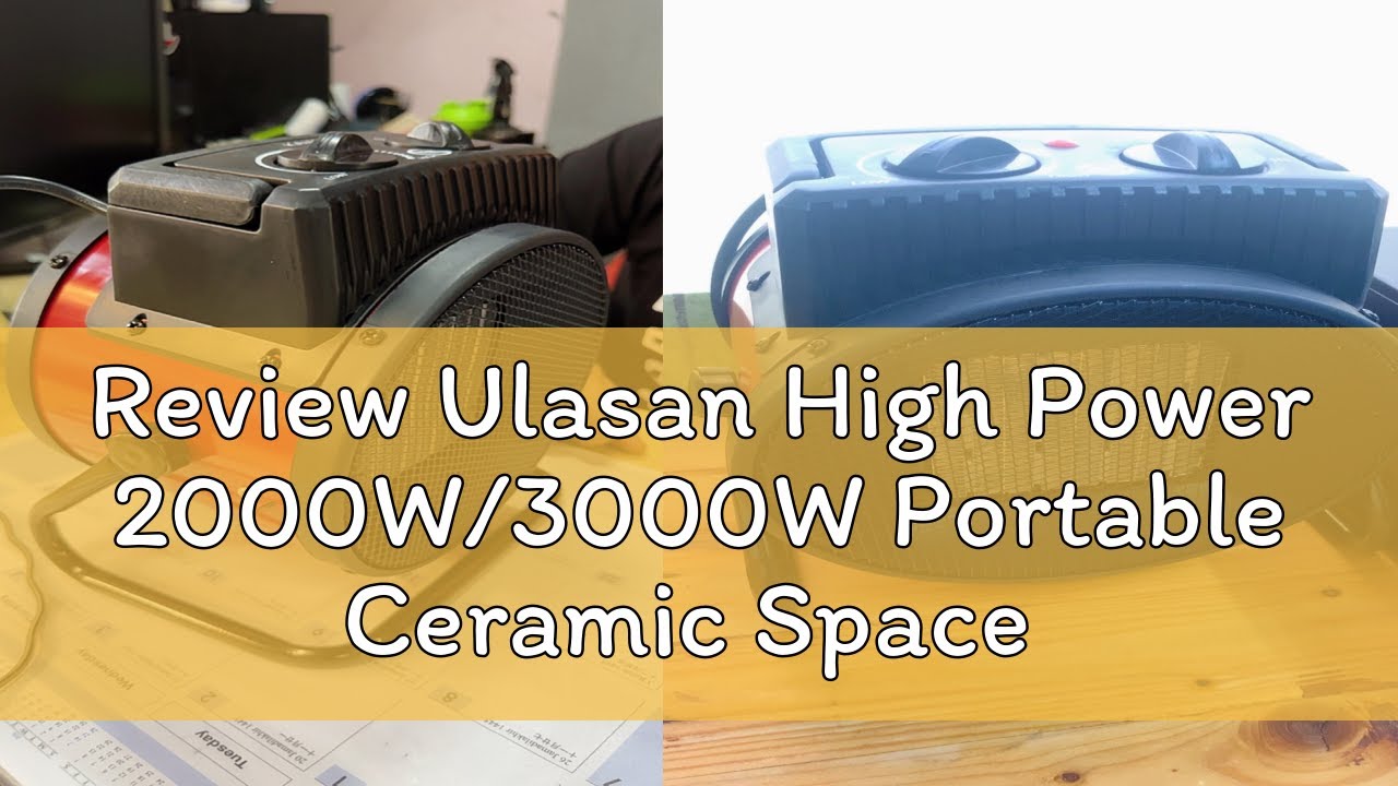 Review Ulasan High Power 2000W/3000W Portable Ceramic Space Electric ...