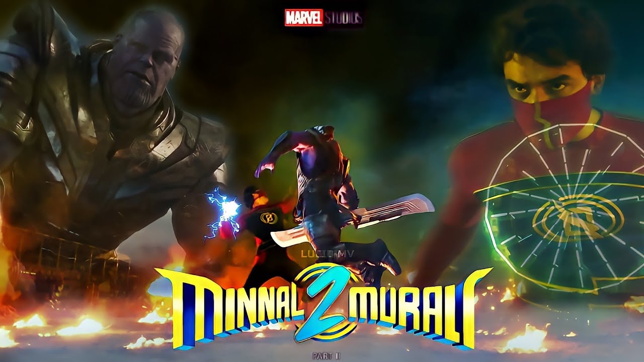 Minnal Murali ഇനി Marvel Murali | Thanos vs Murali | Endgame Crossover ...