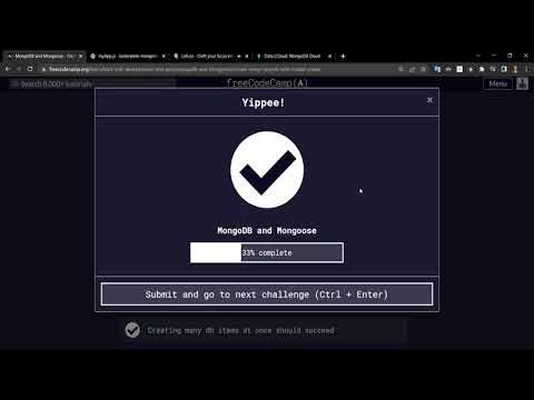 FreeCodeCamp | Back End Development | MongoDB and Mongoose | Solutions - YouTube