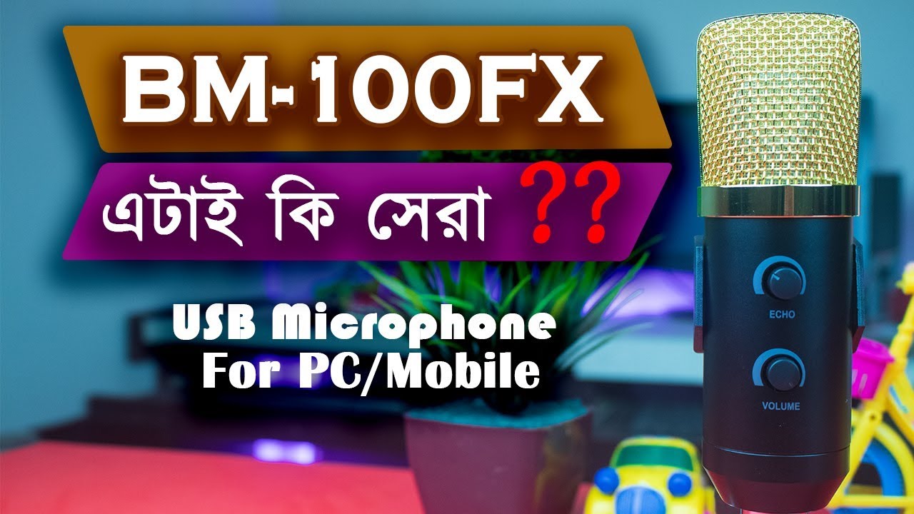 BM 100FX Microphone Review | USB Condenser Microphone for PC/Mobile ...