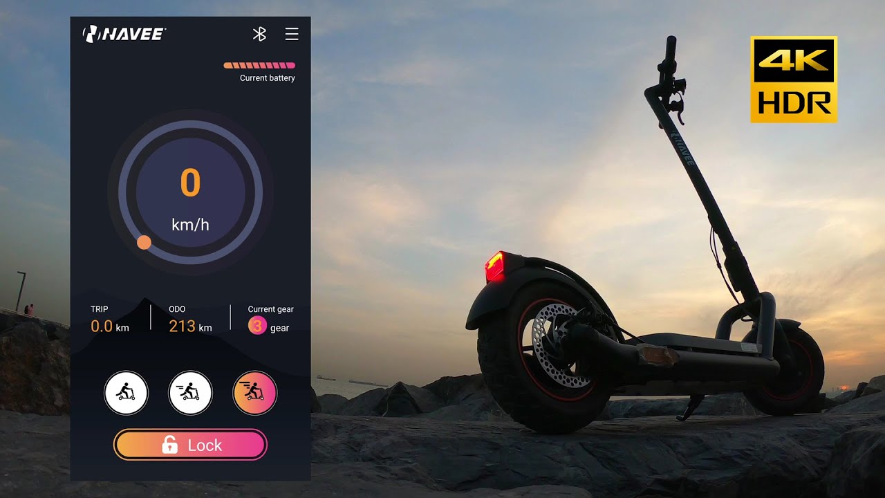 Navee N65 Electric Scooter - GO NAVEE APP 4K - YouTube