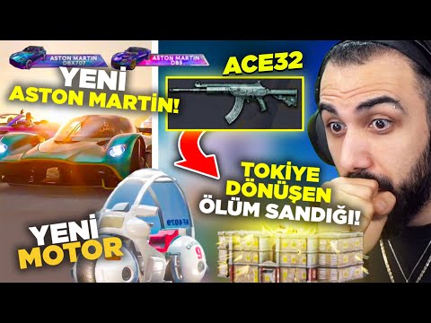 YENİ ARABA ASTON MARTİN, DÜŞMANI TOKİYE ÇEVİREN ACE32 SİLAH VE YENİ MOTOR EFSANE | PUBG MOBILE