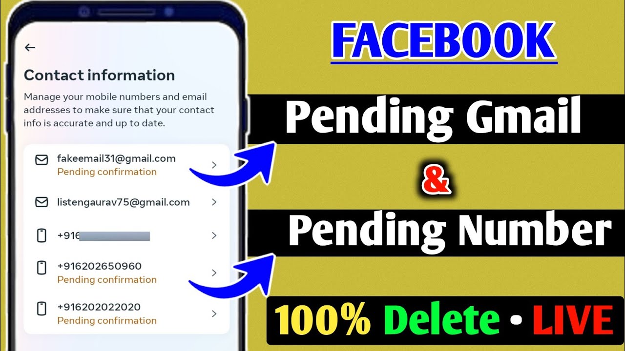 facebook pending number remove | facebook pending confirmation ...