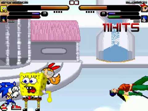 TheMattalocalypse RMB [1058] SpongeBob/Robin VS. Blossom/Sonic - YouTube