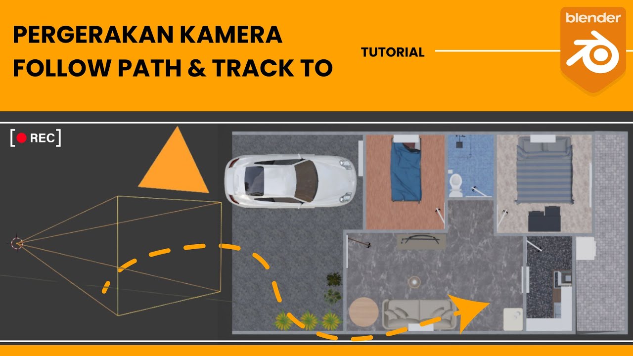 TUGAS LAYOUT RUMAH - MEMBUAT PERGERAKAN KAMERA FOLLOW PATH & TRACK to - YouTube