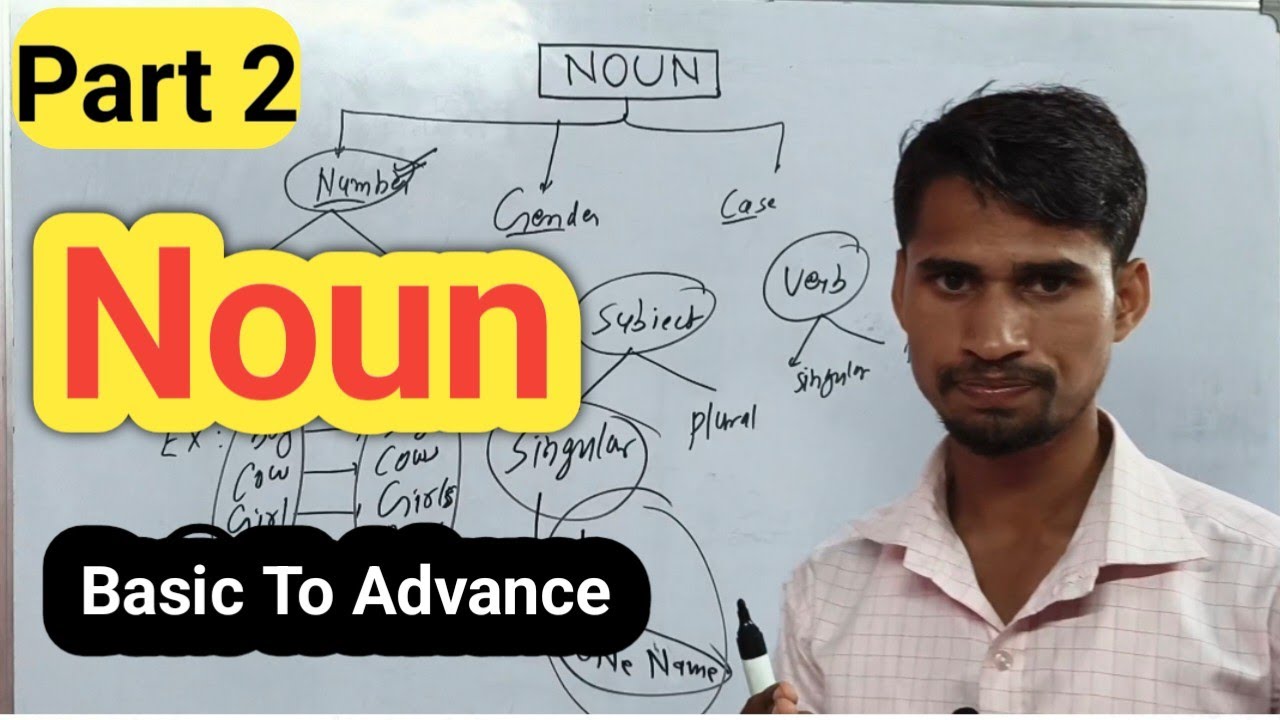 Part 2 || Noun Basic to Advanced || form of noun : number, person ...