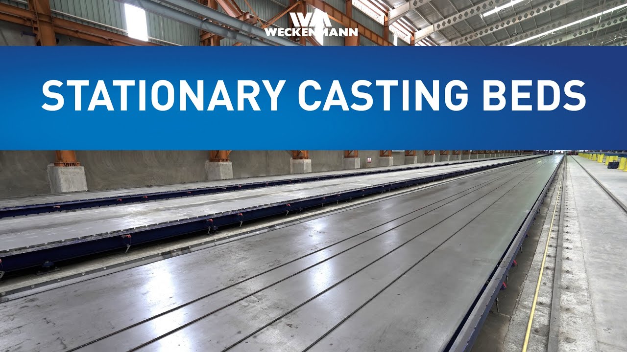 Delivery of Stationary Casting Beds - YouTube