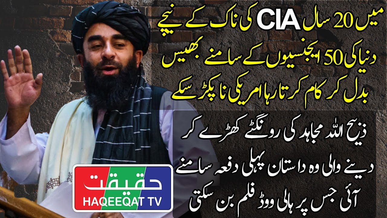 Fabulous and Amazing Story of Zabiullah Mujahid Rocking All Over the ...