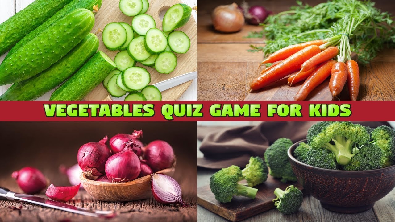 VEGETABLES QUIZ GAME FOR KIDS - YouTube