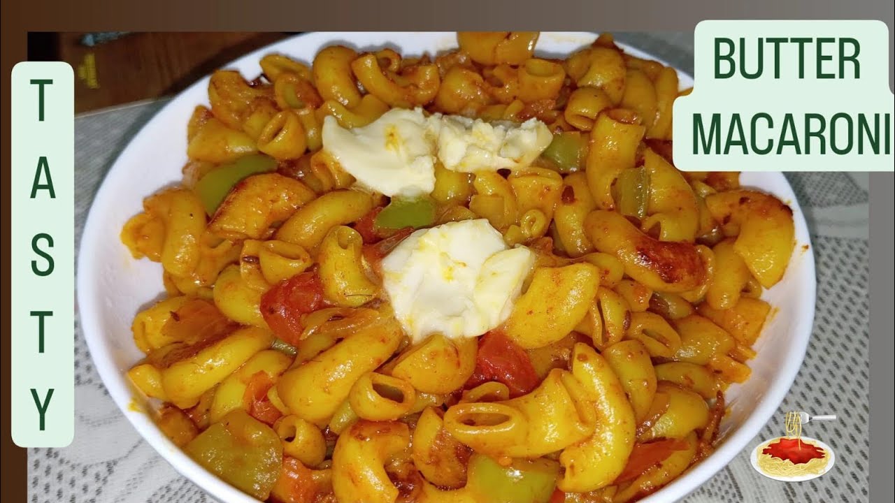 Butter Macaroni | Fast & Easy Recipe | Cooking With Saba Rizvi & Vlogs ...