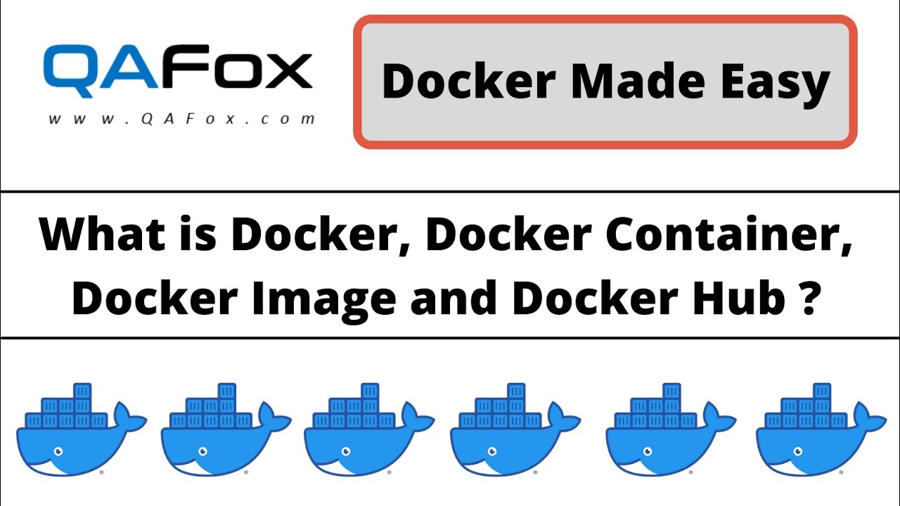 What is Docker, Docker Container, Docker Image and Docker Hub? (Docker ...