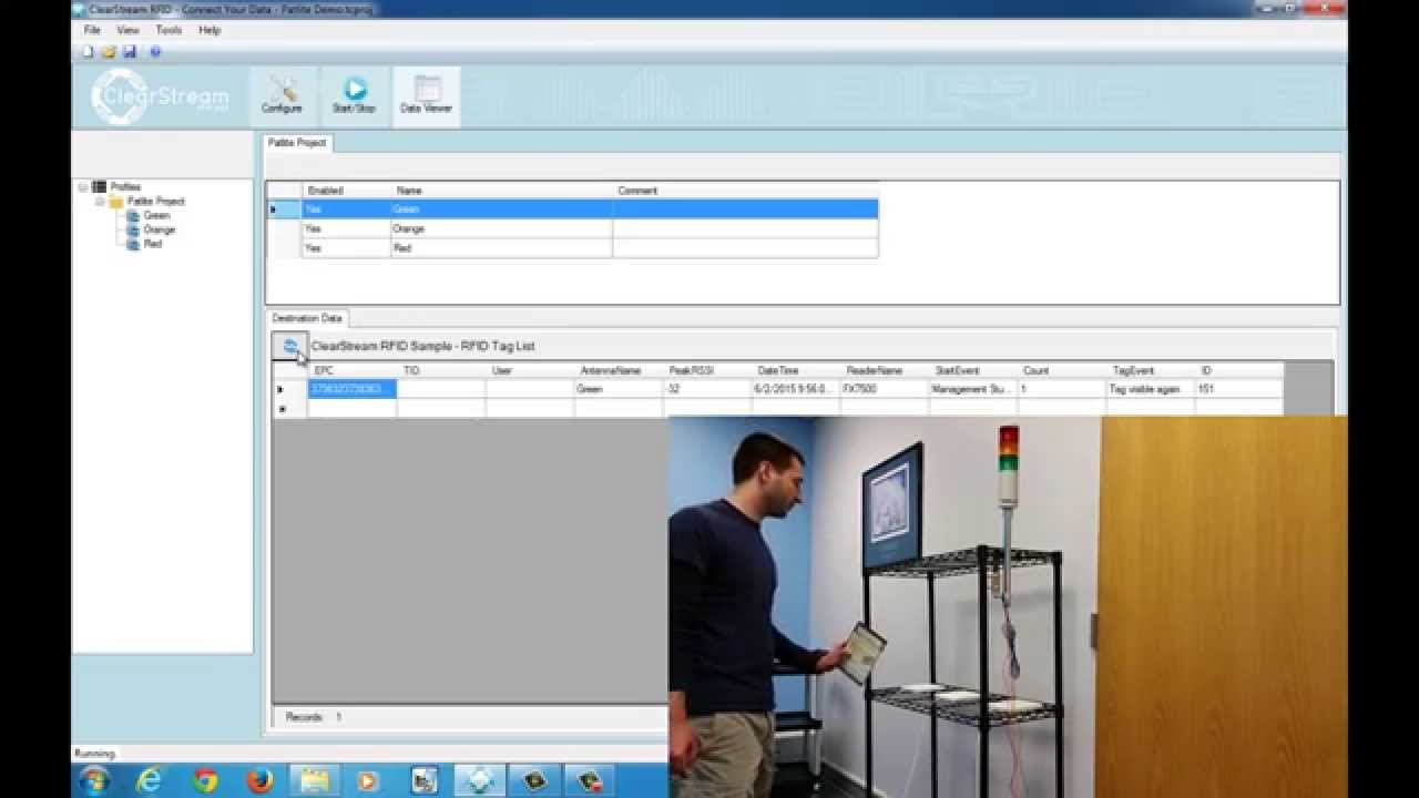 How To Set Up - Patlite LightStack Demo for RFID Conveyor Belt ...