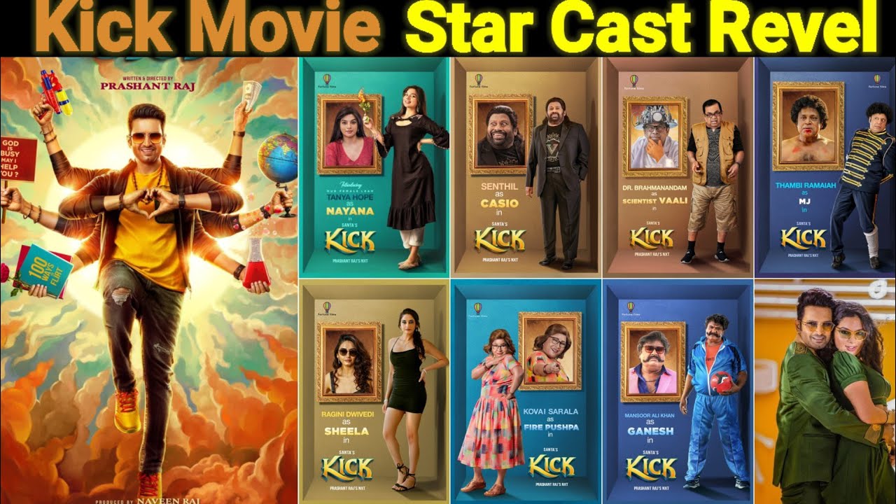 Santa's Kick Movie Star Cast || Santhanam Kick Movie Cast Revel || # ...