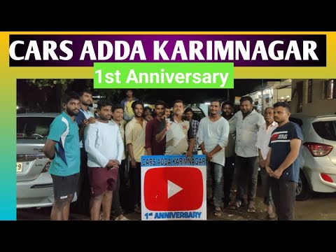 #cars adda karimnagar 1st anniversary celebration 😍🚩🔥🚗🙏 thank you all 🙏 ...