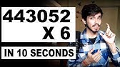 Speed Math Shortcut - Multiplying numbers using Trachtenberg method: Example 4 - YouTube