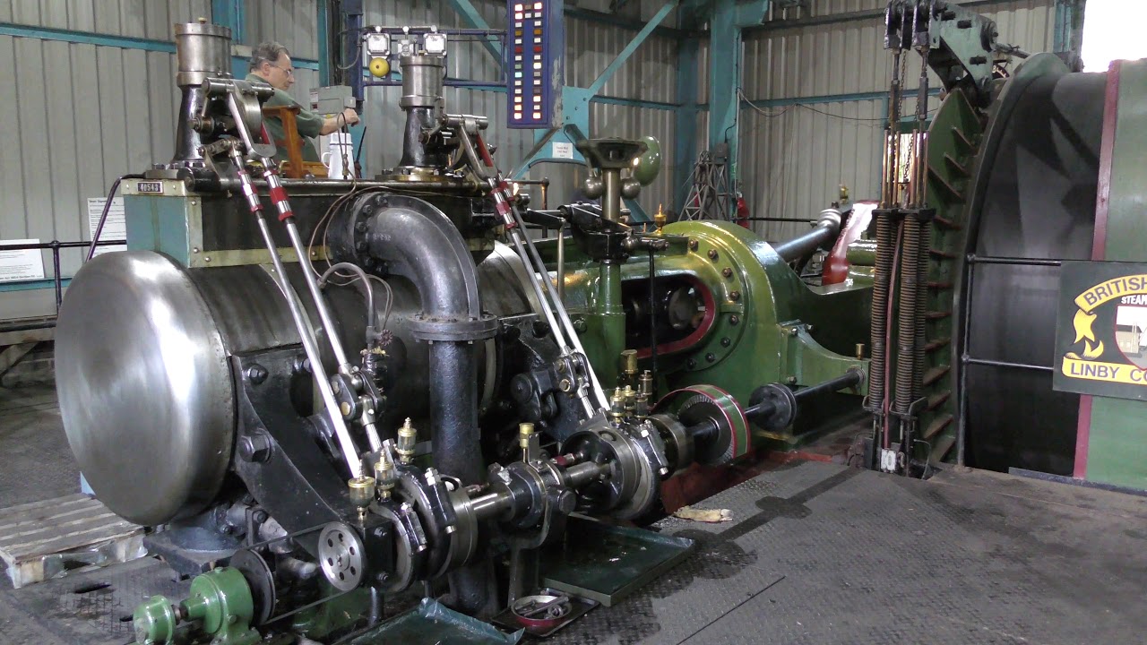 Linby Colliery Winder - YouTube
