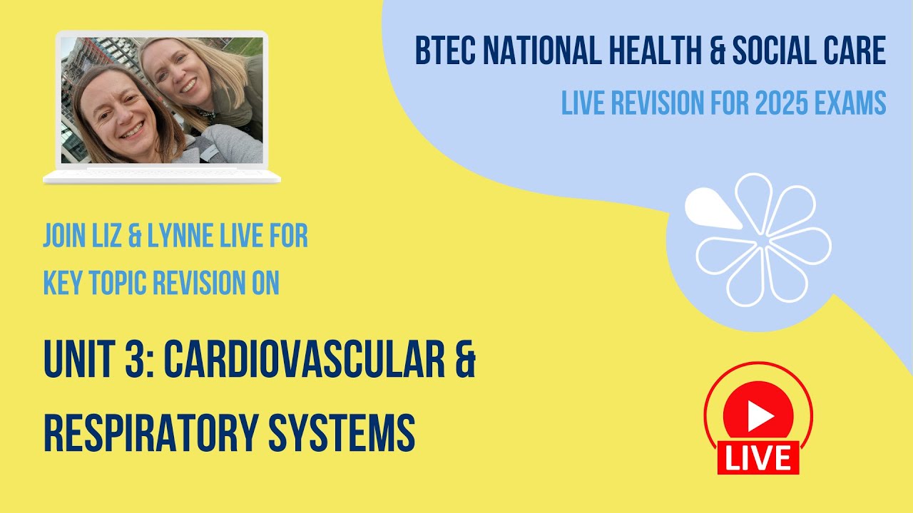 Unit 3 Cardiovascular and Respiratory Systems | BTEC National HSC Live ...