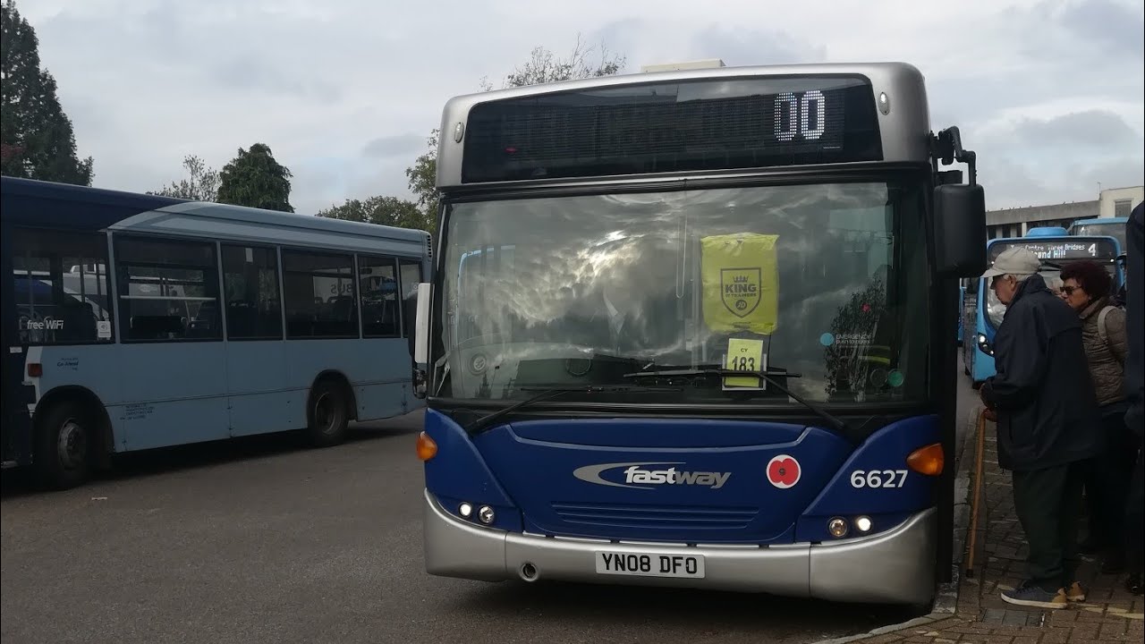 MENTAL KICKDOWN + THRASH Metrobus fastway 100 to maidenbower 6627 YN08 ...