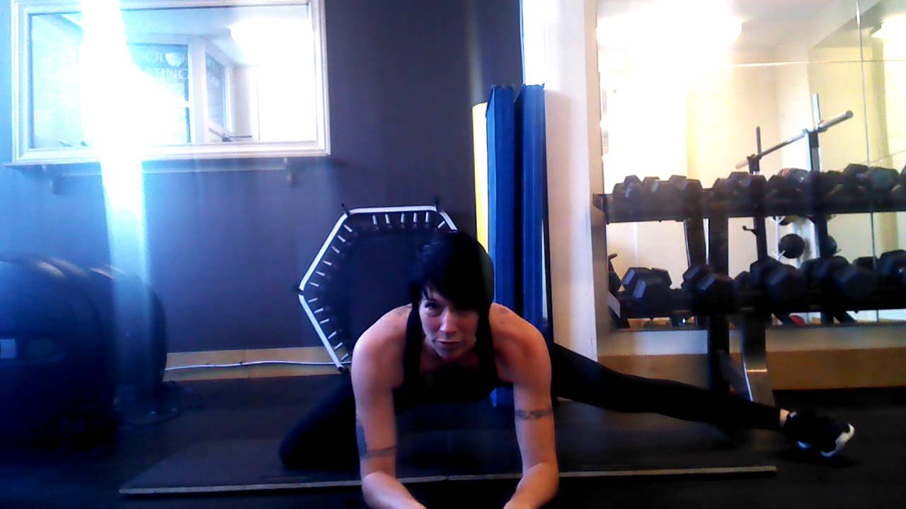 Frog stretch progression - YouTube