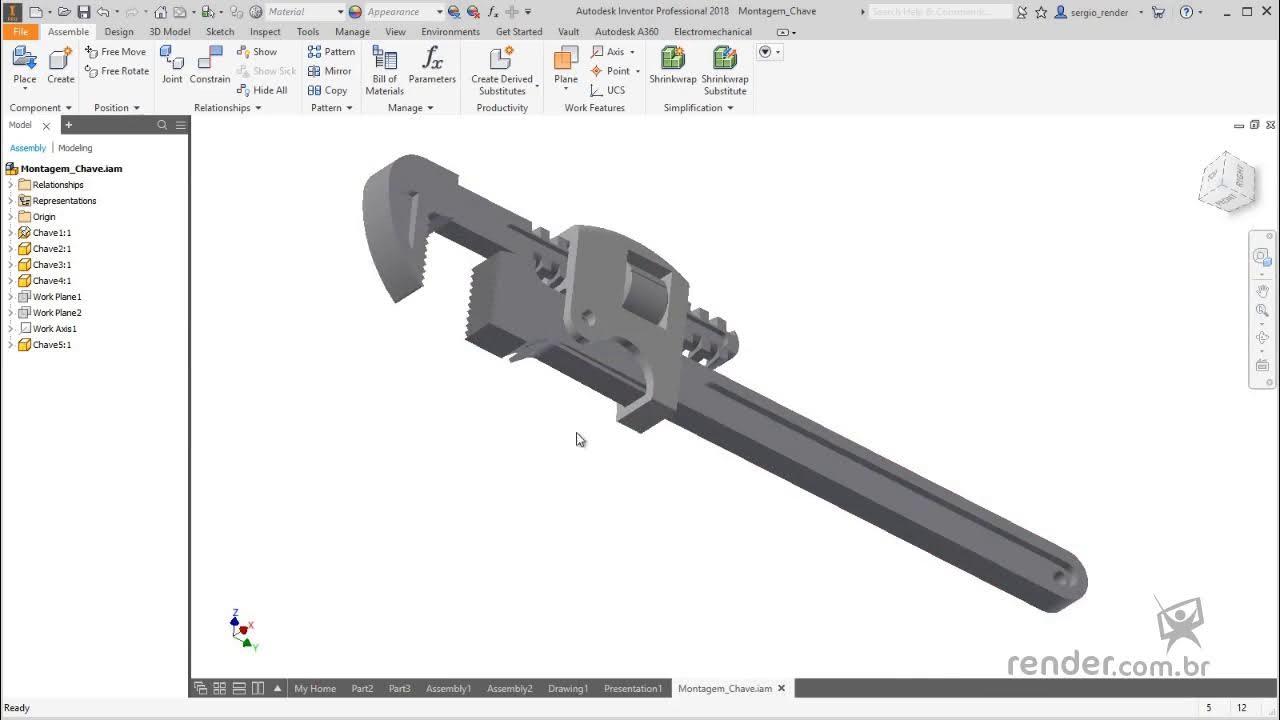 6 - Configuring 'View Cube' | Inventor 2018 Part - YouTube