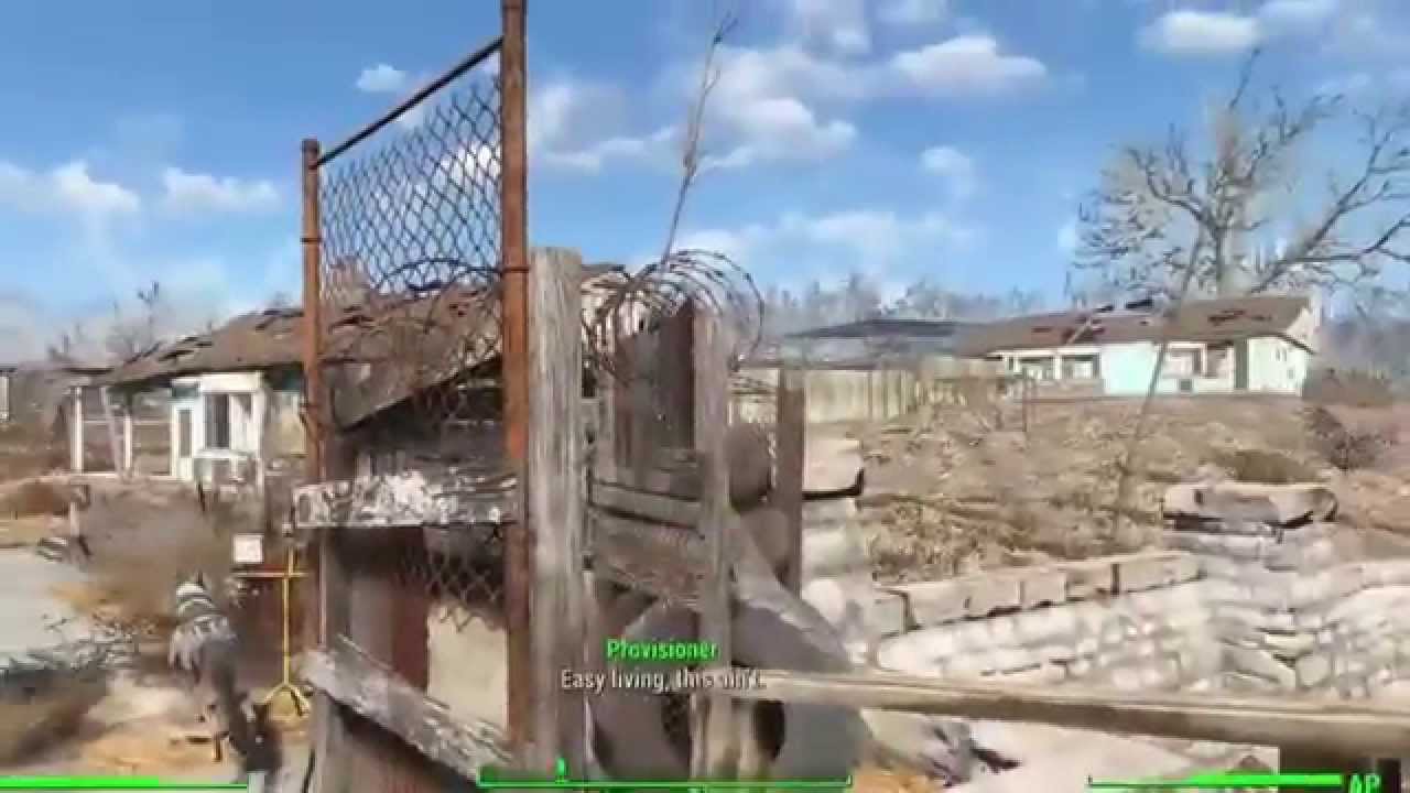 Fallout 4: Sanctuary Settlement tour. Part 1. - YouTube