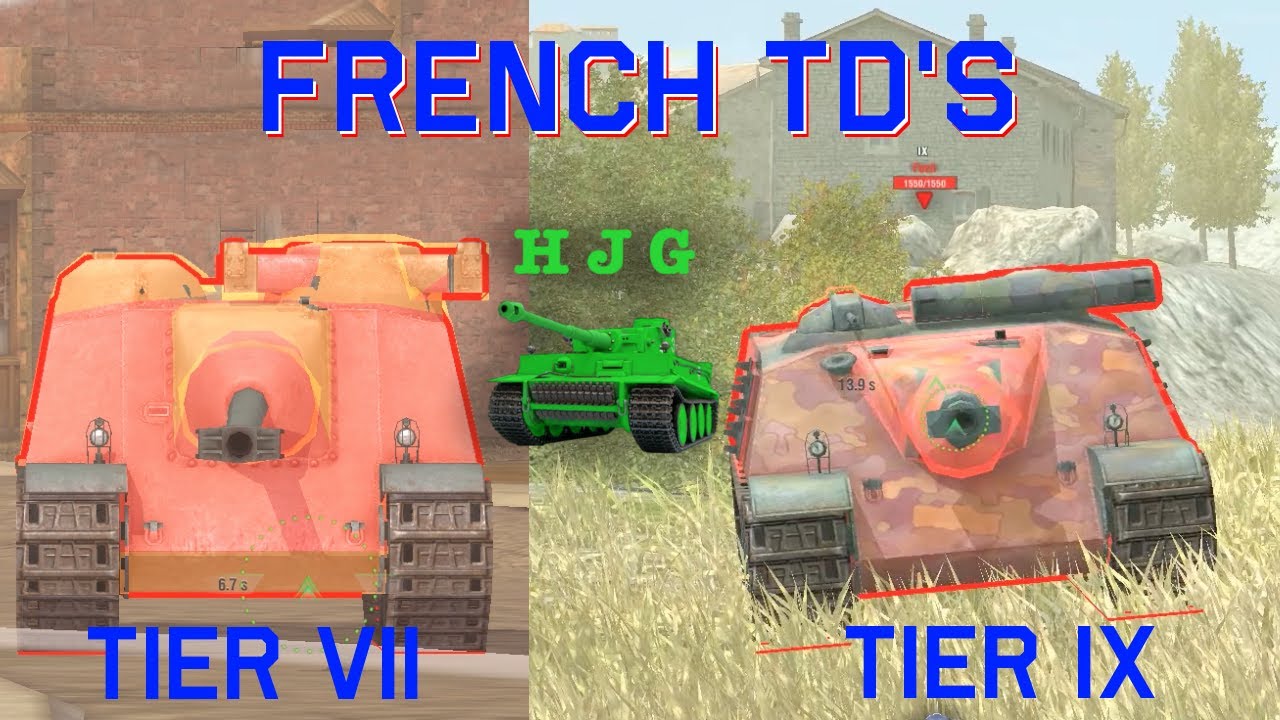 World of Tanks BLITZ - They're Here!! - French TD's - Tier VII and IX ...