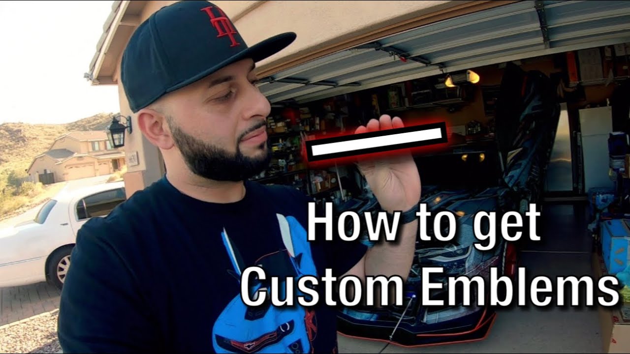HOW TO GET | CUSTOM EMBLEMS MADE - YouTube