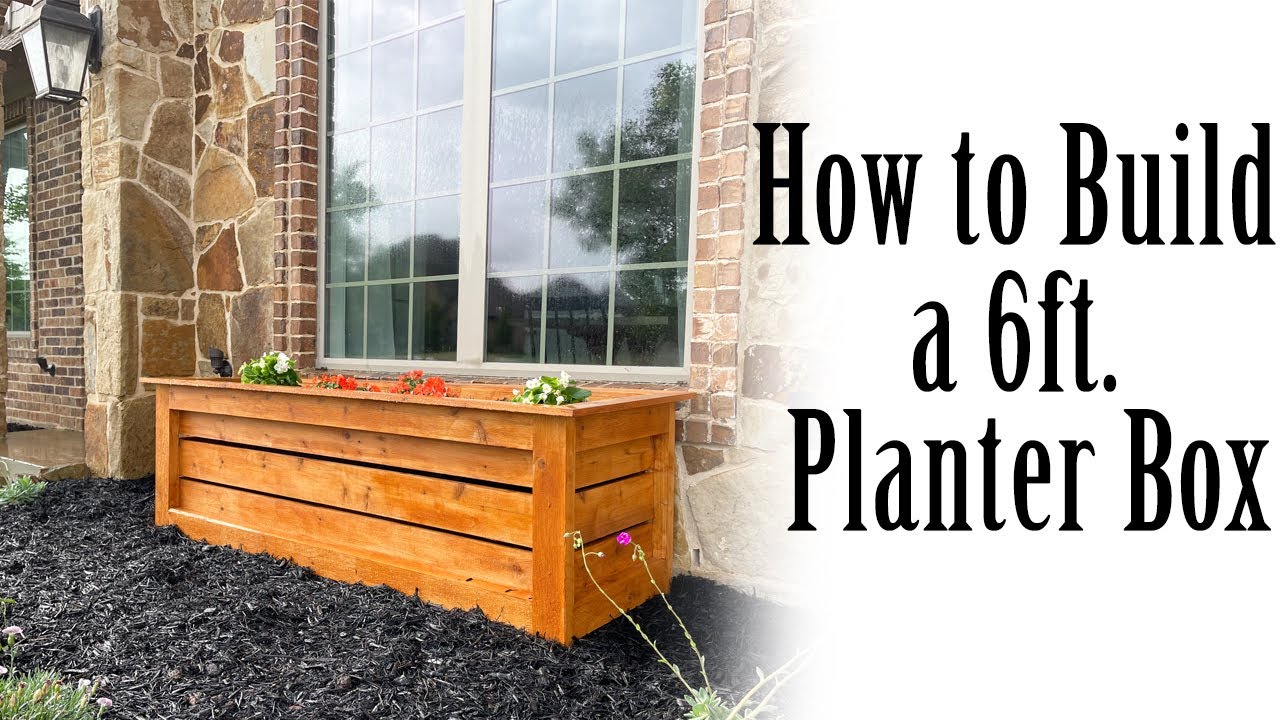 DIY Planter Box - YouTube