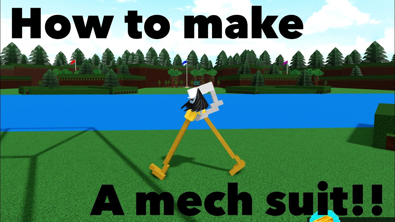 How to make custom legs / mech suit, in build a boat - YouTube
