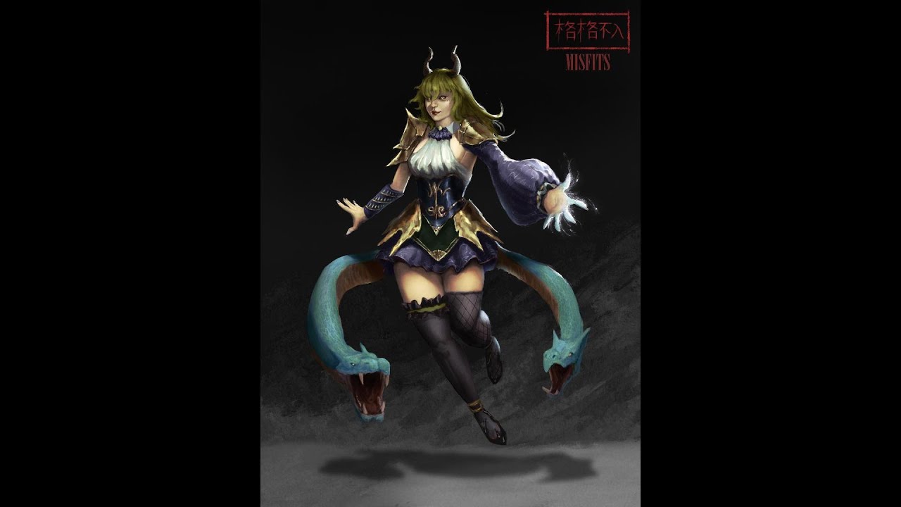 Original Character Nuwa Speedpaint (Draw with me) - YouTube