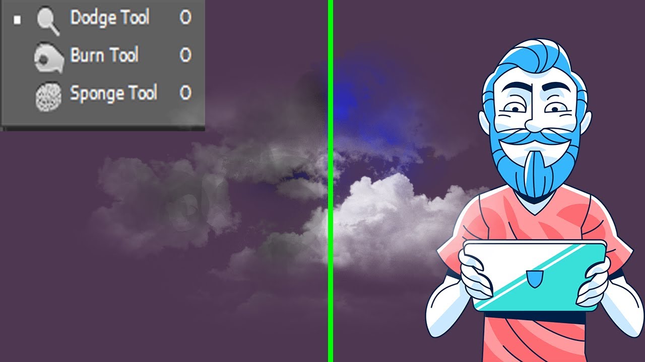 រៀនPhotoshop ដំបូង ជាមួយកាប្រើប្រាស់ Dodge Tool, How to Use the Dodge ...