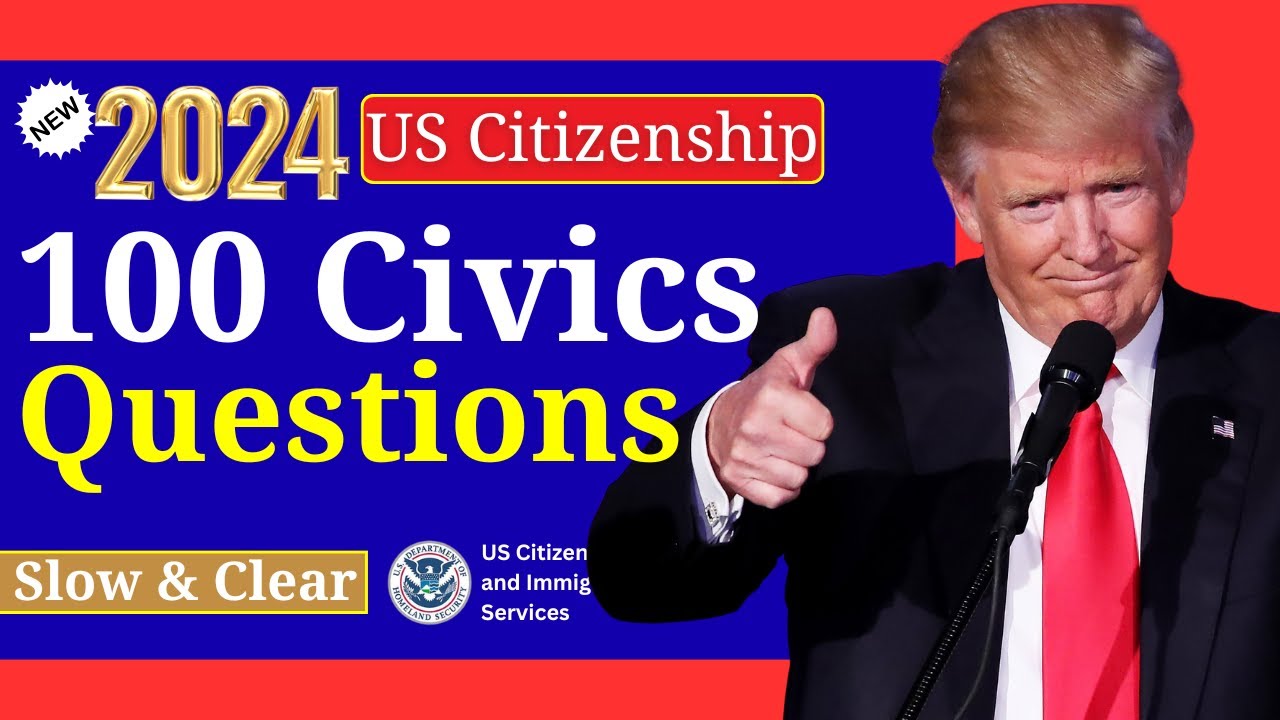 2024 random 100 civics questions and answers - U.S. citizenship ...