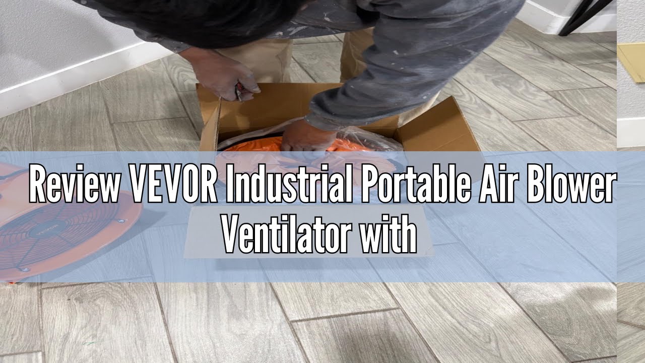 Review VEVOR Industrial Portable Air Blower Ventilator with Hose ...