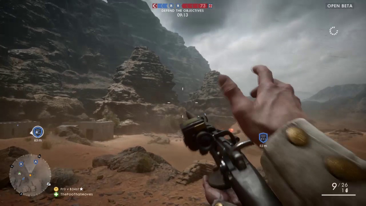 open beta battlefield 1 quick scope - YouTube