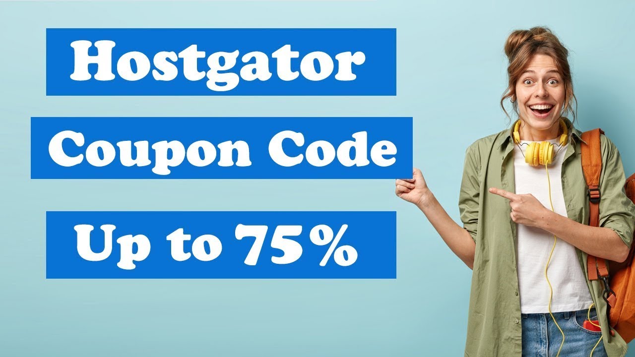 Exclusive Hostgator coupon code 2023 Up to 75%| Hostgator promo code - YouTube