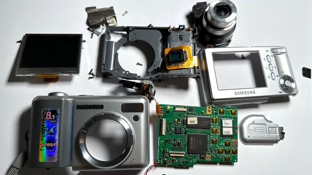 Samsung S800 Digital Camera Teardown - YouTube