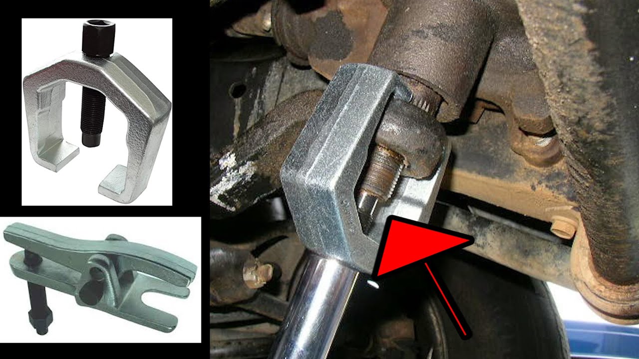 Quitar rotula, brazo y barra de dirección (Con y sin extractor) soltar ...