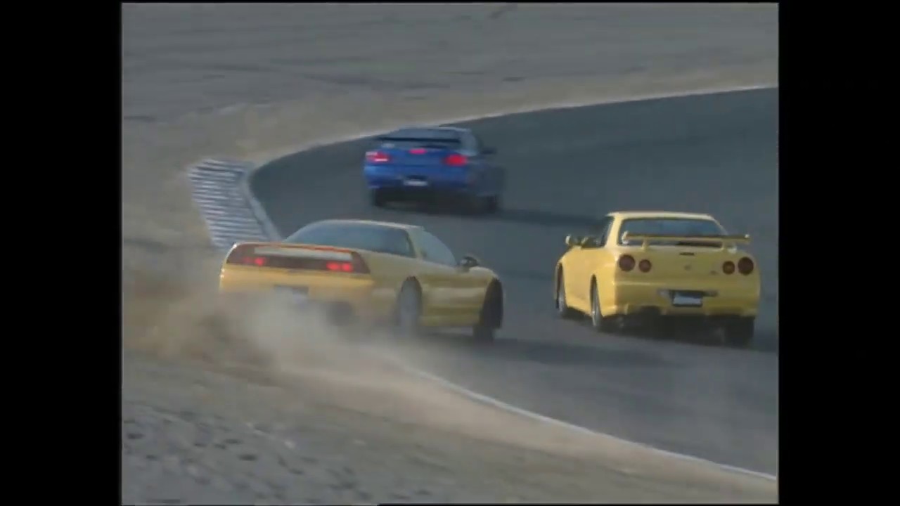 NSX TYPE S vs SKYLINE GT-R V-spec vs RX-7 FD3S vs EVO 6 TME vs SKYLINE ...